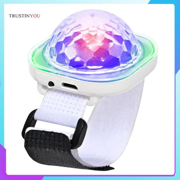 Usb Bracelet Disco Lights Rechargeable 400mah Wrist Strap Magic Ball