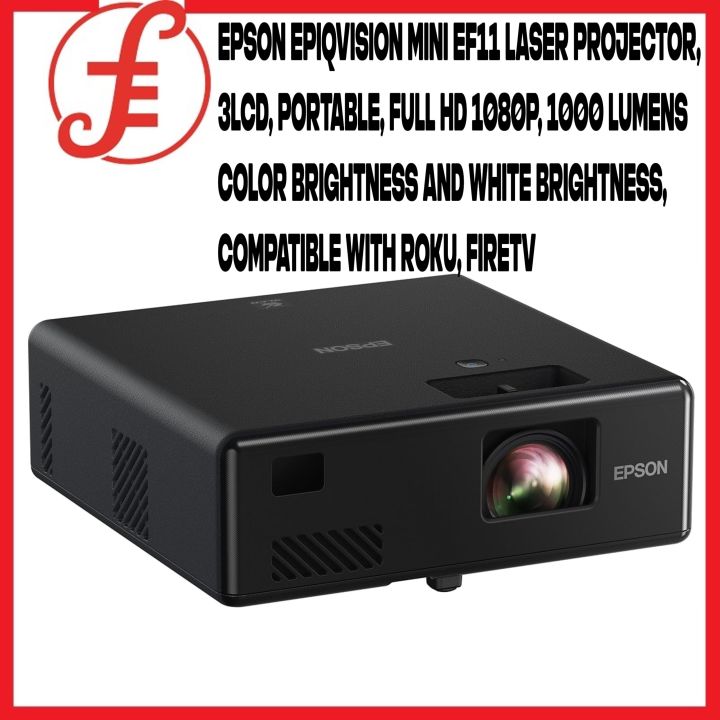 Epson EpiqVision Mini EF11 FULL HD 1080P Laser Projector | Lazada Singapore