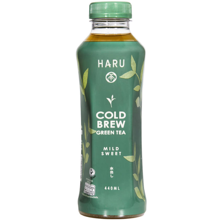 Haru Cold brew green tea 440 ml. 6 bottle ฮารุชาเขียวสกัดเย็น Haru Cold brew green tea สูตรหวาน ...