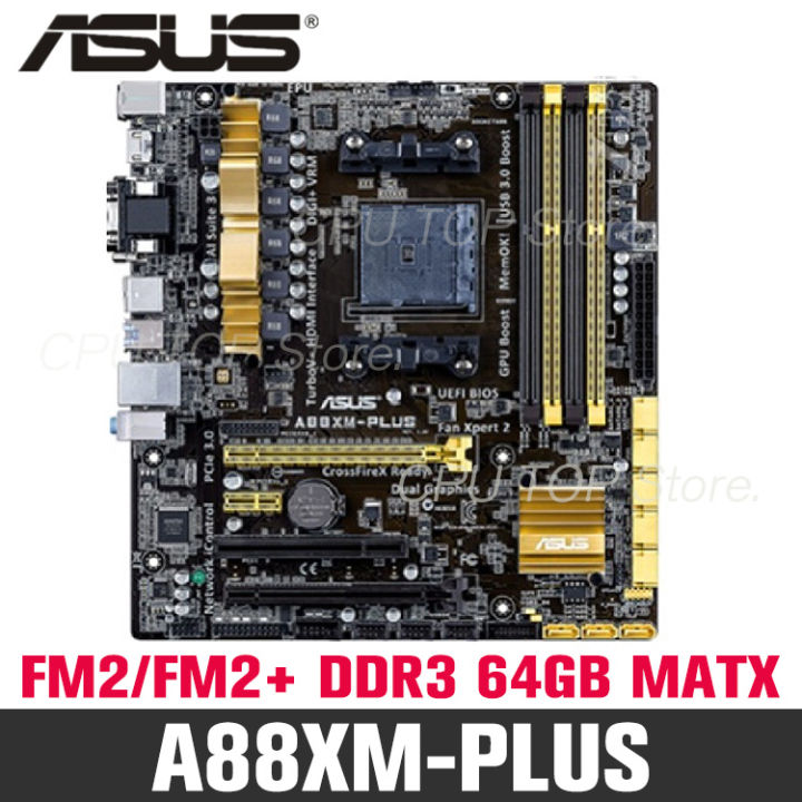 ⚡️For Asus A88XM-PLUS A88XM-A A88XM-E A68HM-K/E A55M-E A55BM-E/K A58M-E/K R2.0 AMD A88X A68 A55 ...
