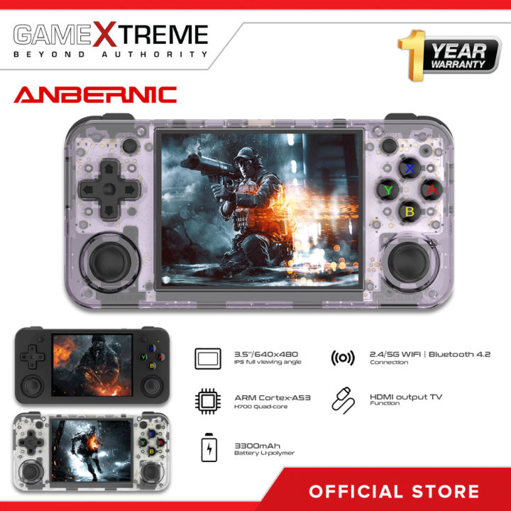 Anbernic RG35XX H Portable Retro Handheld Game Console with 64GB Game ...
