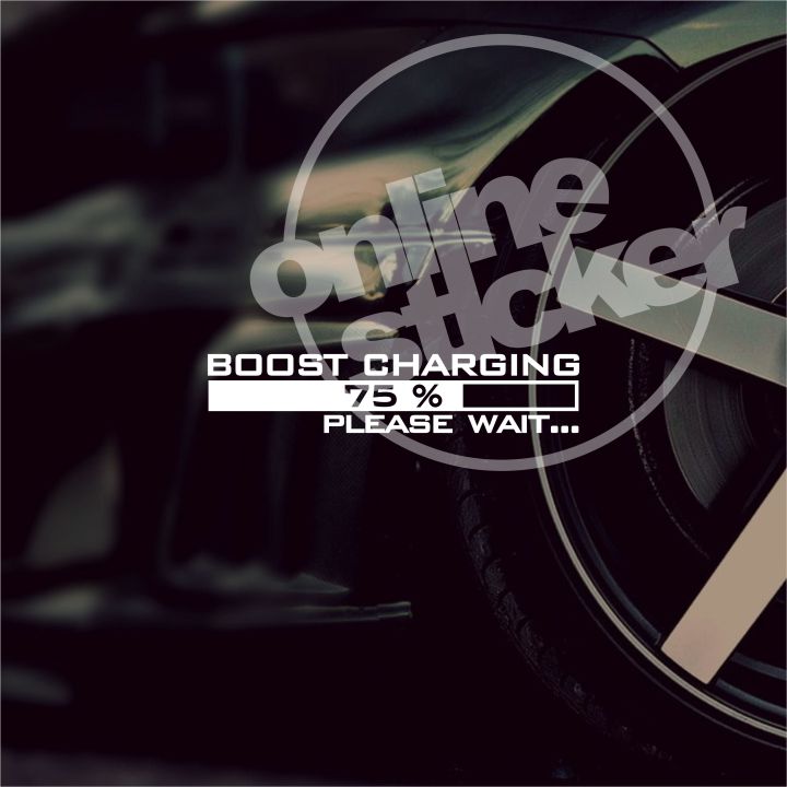 Stiker Boost Charging (meningkatkan pengisian daya) | cutting menyala ...