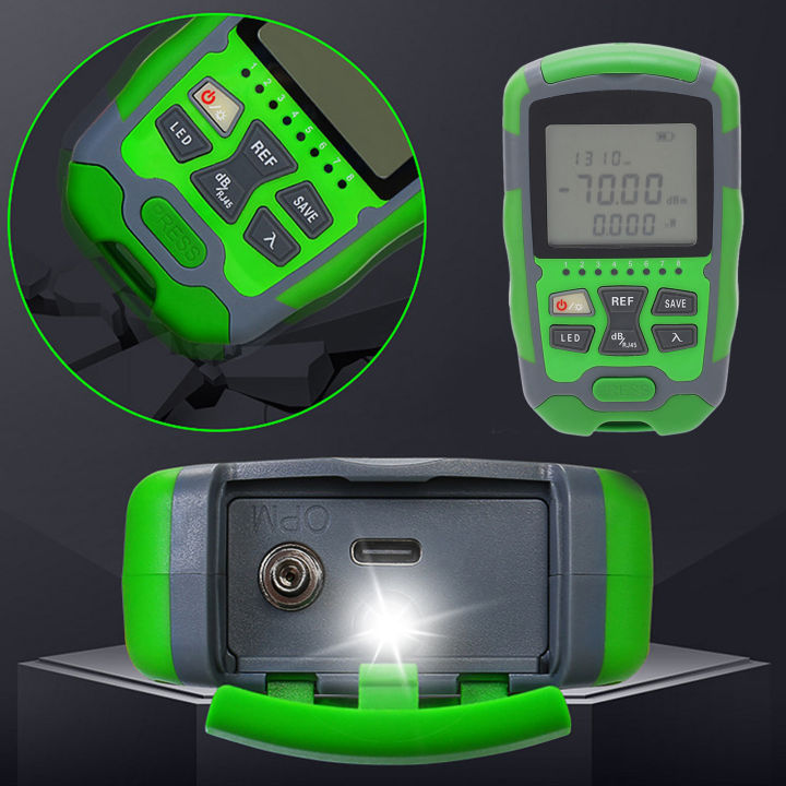 Optical Fiber Power Meter Optical Cable Tester Test Tool with Digital ...