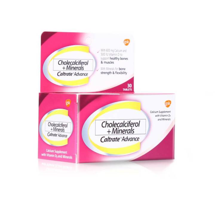 CALTRATE Plus Box of 30 Tablets [Calcium+VitaminD3+Minerals] | Lazada PH