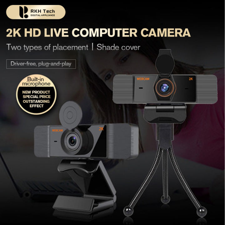 Full HD Video Call For PC Laptop Computer Camera With Microphone Home ...