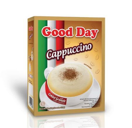 GOOD DAY CAPPUCCINO KOPI 3 IN 1 KEMASAN DUS ISI 5 SACHET 25GR KOPI ...