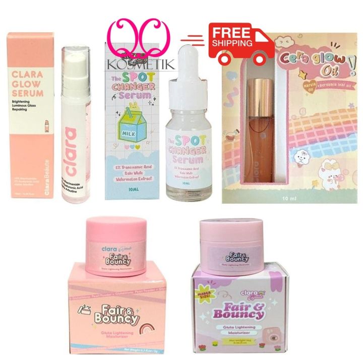 (RM10.38 ) CLARA Cera Glow Oil Glow Serum Spot Changer Fair Bouncy ...