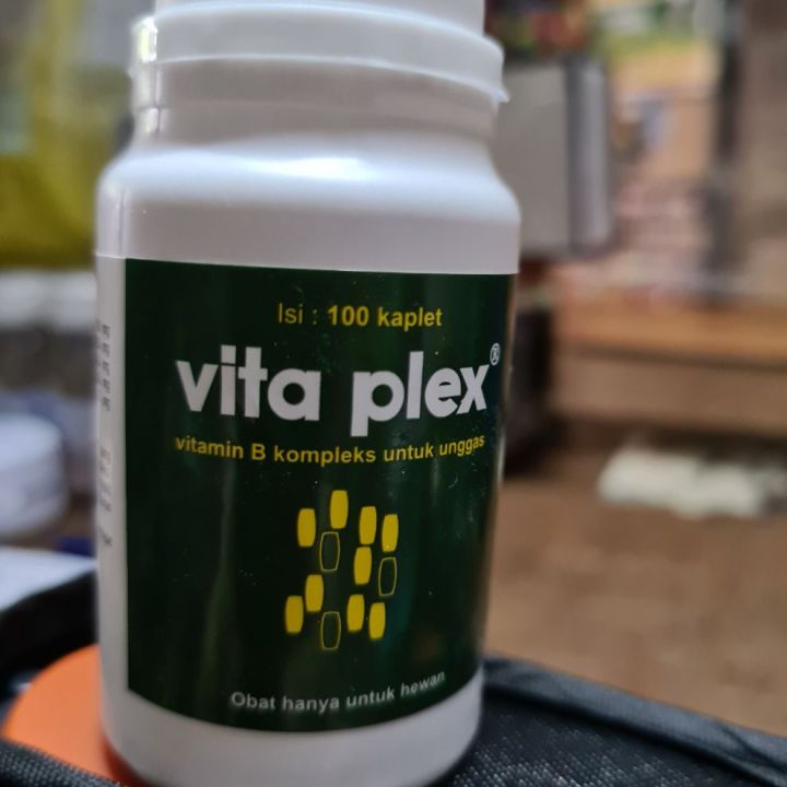 1 BOTOL VITA PLEK 100butir vitamin obat nafsu makan vitaplek bekom ...