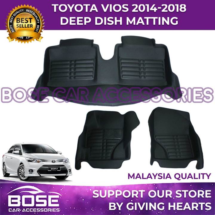 3D / 5D Deep Dish Matting for Toyota Vios Superman Gen 3 Deep Dish ...