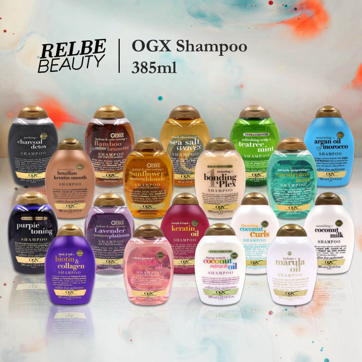 OGX SHAMPOO 385ML RELBE BEAUTY | Lazada Singapore