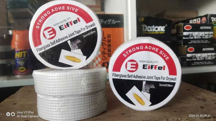 KASA GYPSUM Eiffel TAPE - ISOLASI GYPSUM - PERBAN GYPSUM - LEM -PEREKAT ...