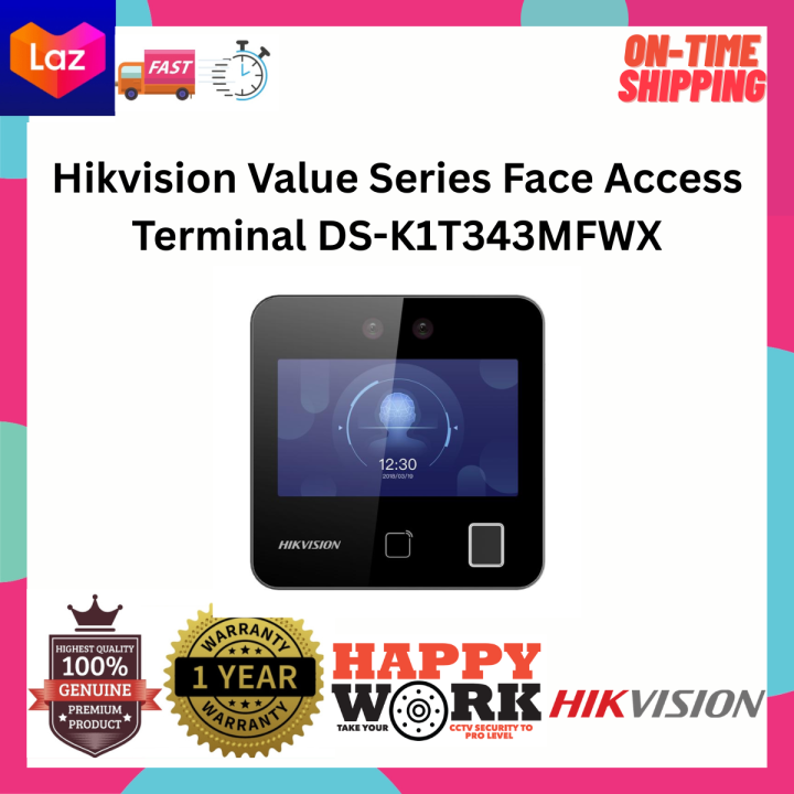 Hikvision Value Series Face Access Terminal DS-K1T343MFWX | Lazada PH