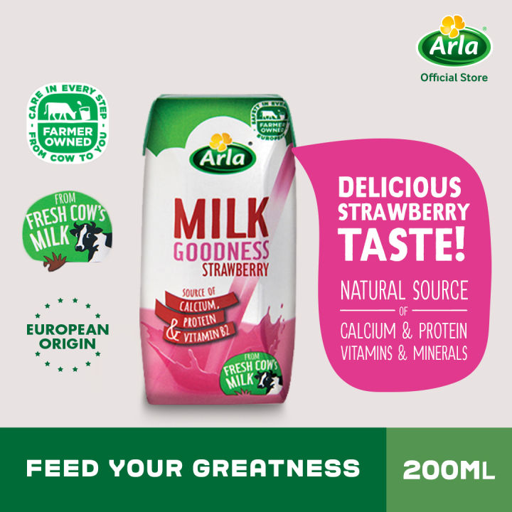 Arla Strawberry Milk 200ml | Lazada PH