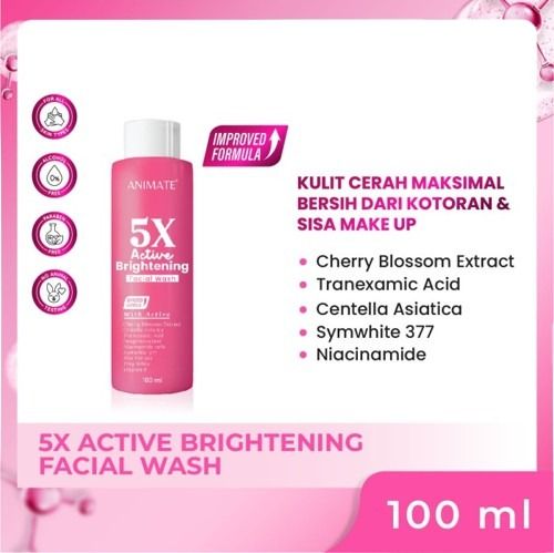 ANIMATE Brightening Facial Wash 100 ml | Facial Wash | Lazada Indonesia