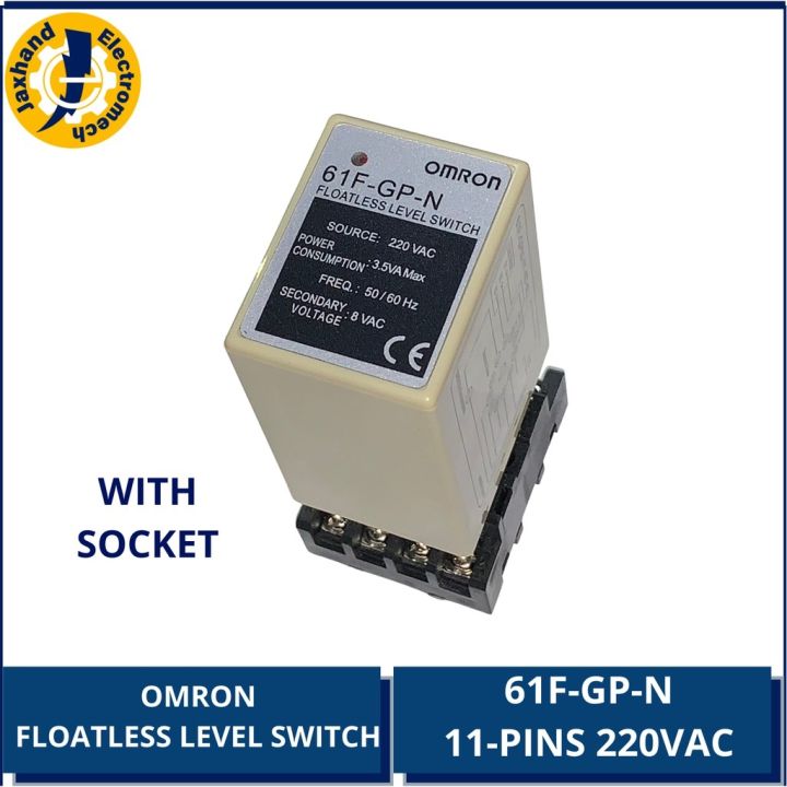 Omron Floatless Level Switch MODEL: 61F-GP-N 11-pins 220VAC | Lazada PH