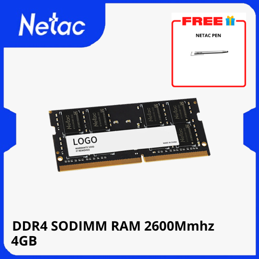 Netac DDR4 SODIMM Ram 2666mhz | NOTEBOOK/LAPTOP MEMORY | Lazada PH