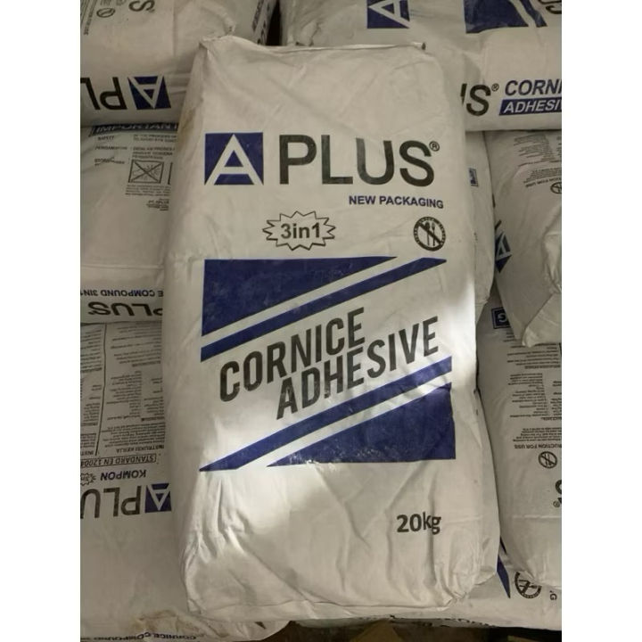KOMPON CORNICE APLUS / CORNICE ADHESIVE 20 KG / KORNIS KOMPON | Lazada ...