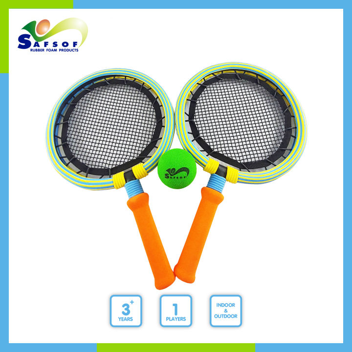 Safsof Racket Bat ของเล่นเด็ก ไม้ตีบอล ไม้แร็กเก็ต หุ้มยางฟองน้ำ ...