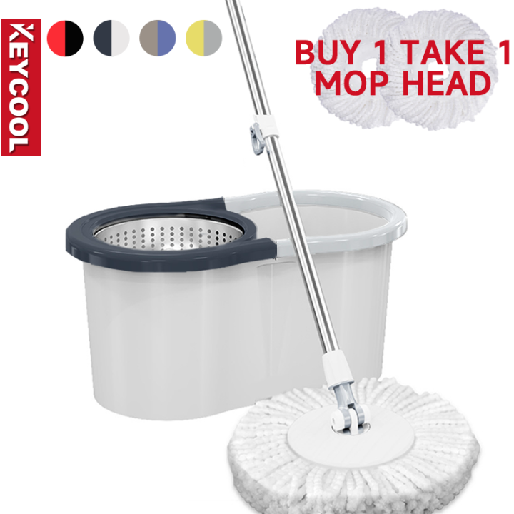Keycool Spin Mop For Floor Mop With Spinner Wet And Dry Map Cleaning ...