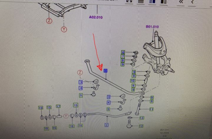 (ของแท้) UH7434151B กันโคลง Mazda Fighter และ Ford Ranger ปี 2006 เบิก ...