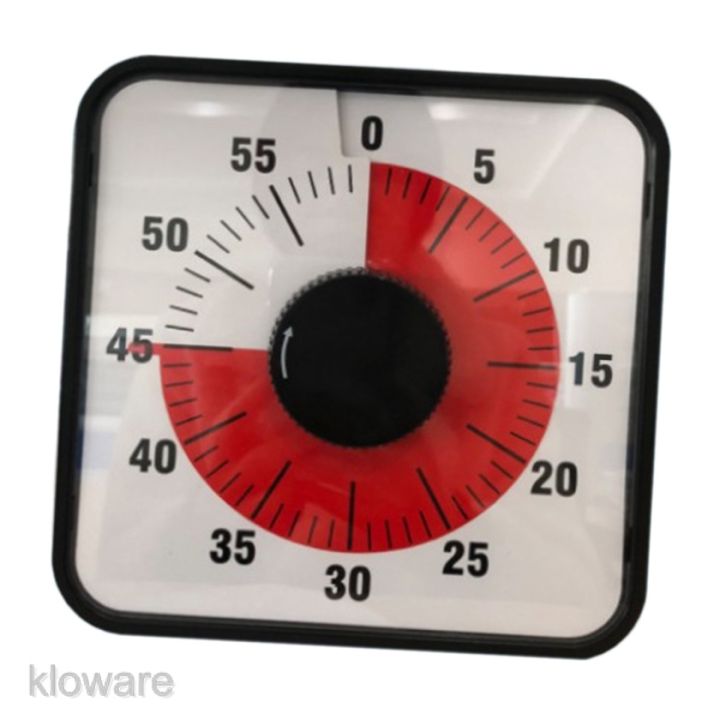 Mechanical Countdown Timer Clock 60 Minute Visual Analog Timer Reminder ...