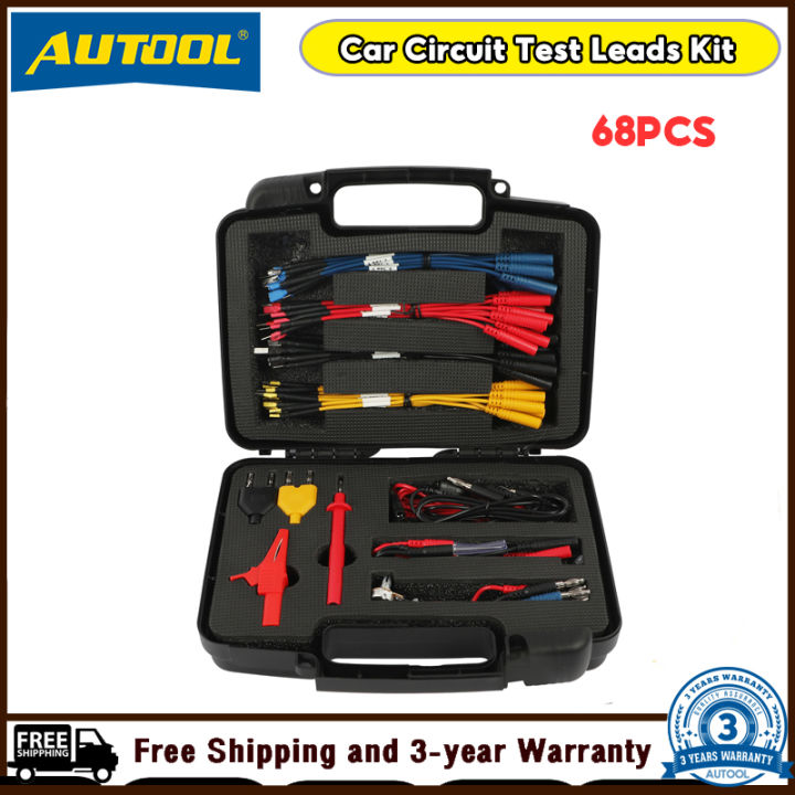AUTOOL Automotive Circuit Test Leads Kit Transmission Signal Car Wire ...