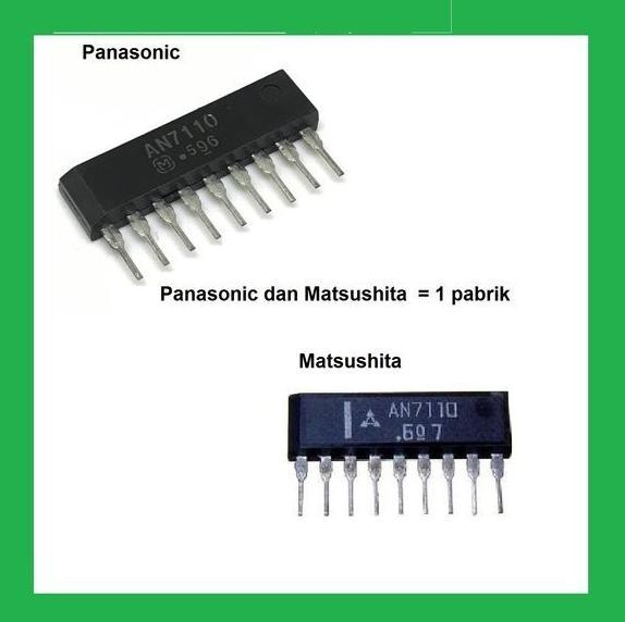AN7110 IC Audio Power Amplifier Original Panasonic atau Matsushita ...