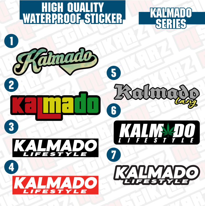 Kalmado Series Vinyl Waterproof Sticker | Lazada PH