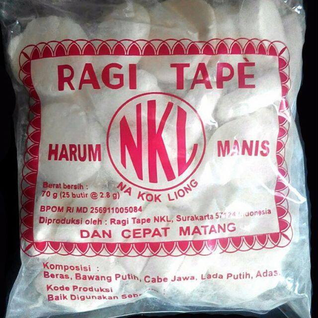 Ragi Tapai Harum Manis Enak Cantik NKL Khas Indonesia 25 butir | Lazada