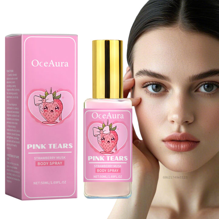 Fresh Strawberry Body Milk Mist Spray 50ml Refreshing Perfume Spray ...