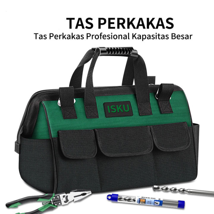 Tool Bag Besar 20 inch 1680D Kain Oxford Tas Perkakas Anti Air Tool Bag ...