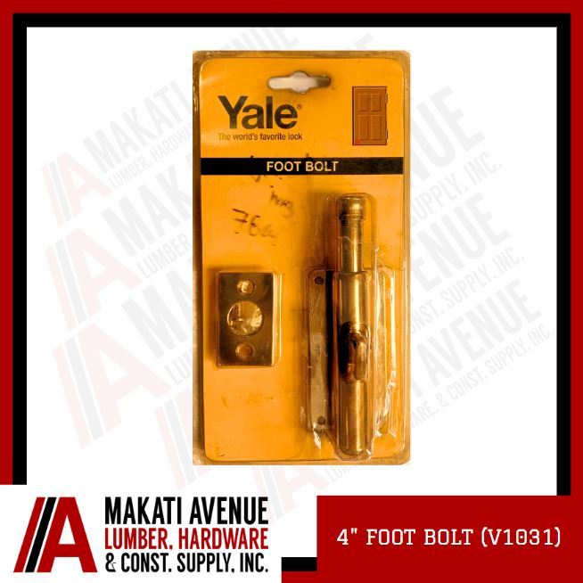 Yale 4" V1031 Footbolt | Lazada PH