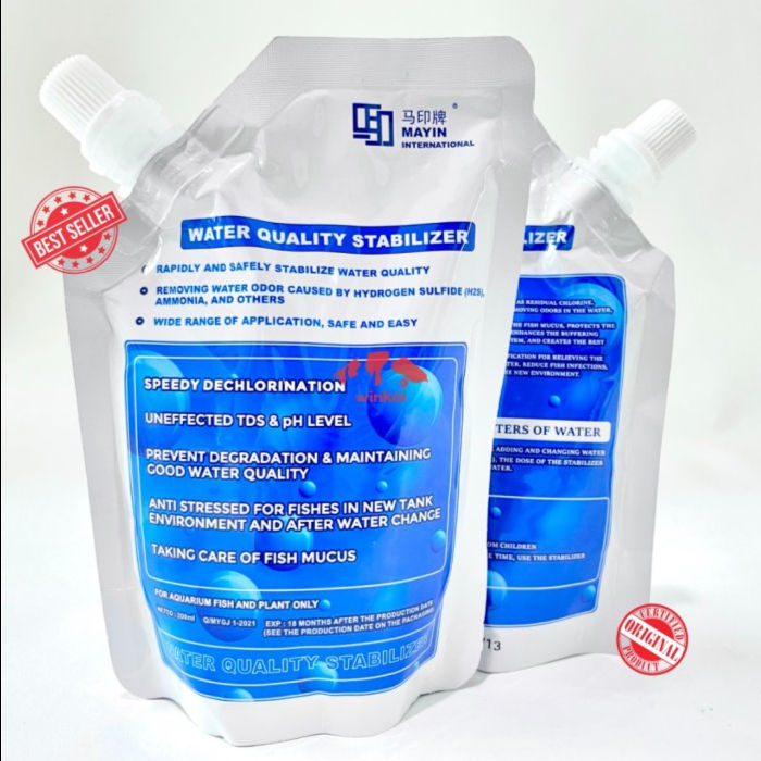 MAYIN Water Quality Stabilizer Vitamin Ikan Conditioner Penstabil Air ...