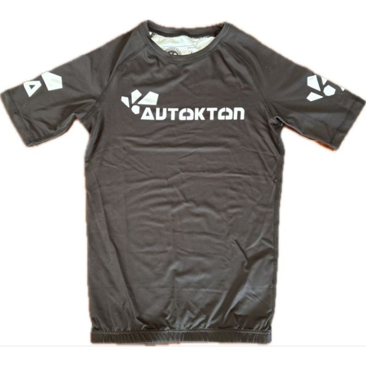 AUTOKTON Rash Guard short sleeves - Black | Lazada.co.th