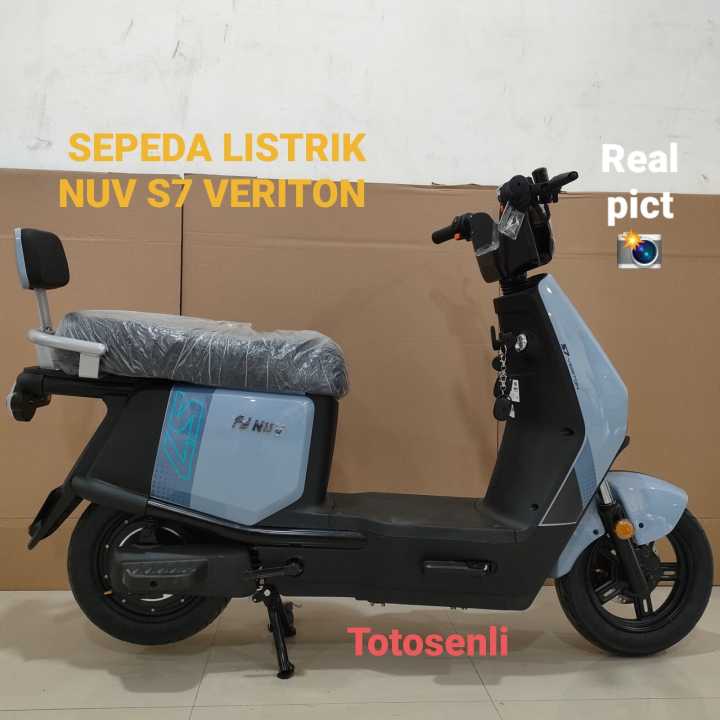 SEPEDA LISTRIK PMB NUV VERITON S7 850 WATT 48V 12 AH SEPEDA LISTRIK ...