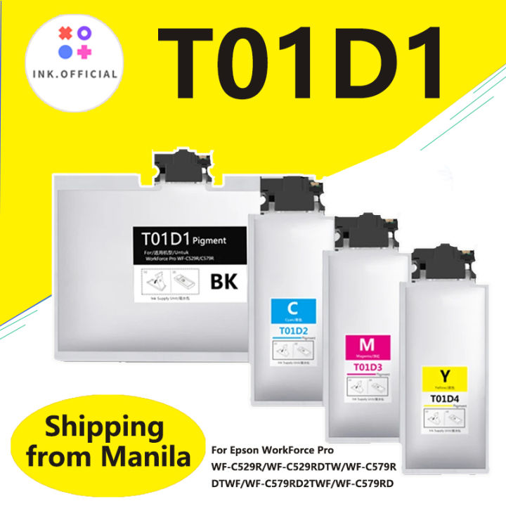 For Epson T01D1 T01D Ink Pack For Epson WorkForce Pro WF-C529RDTW ...