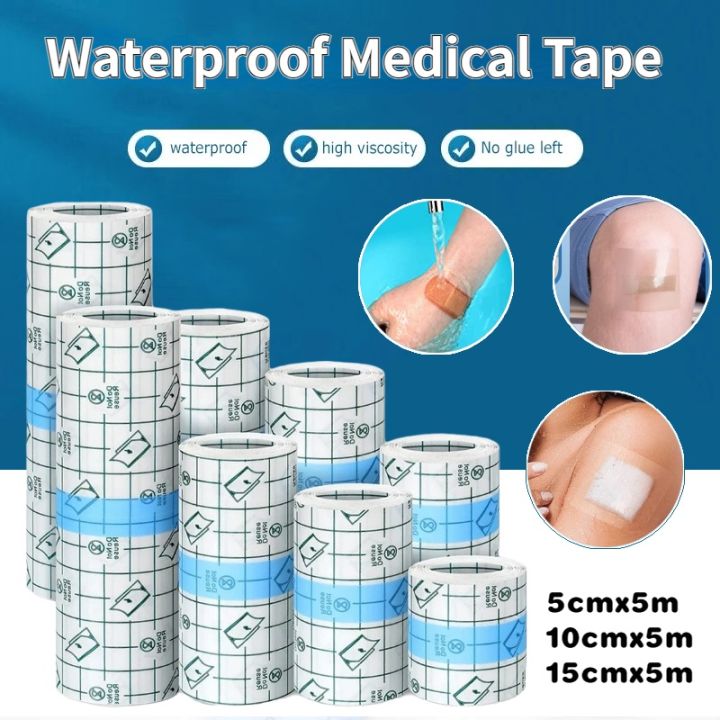 Waterproof Medical Tape Transparent Stretch Adhesive Bandages PU Wound ...