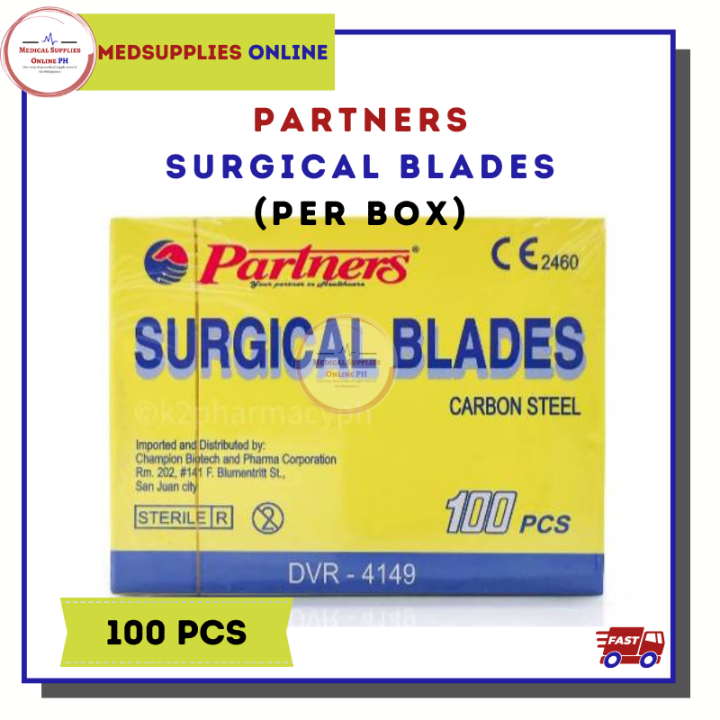 Partners Surgical Blades (PER BOX) | Lazada PH