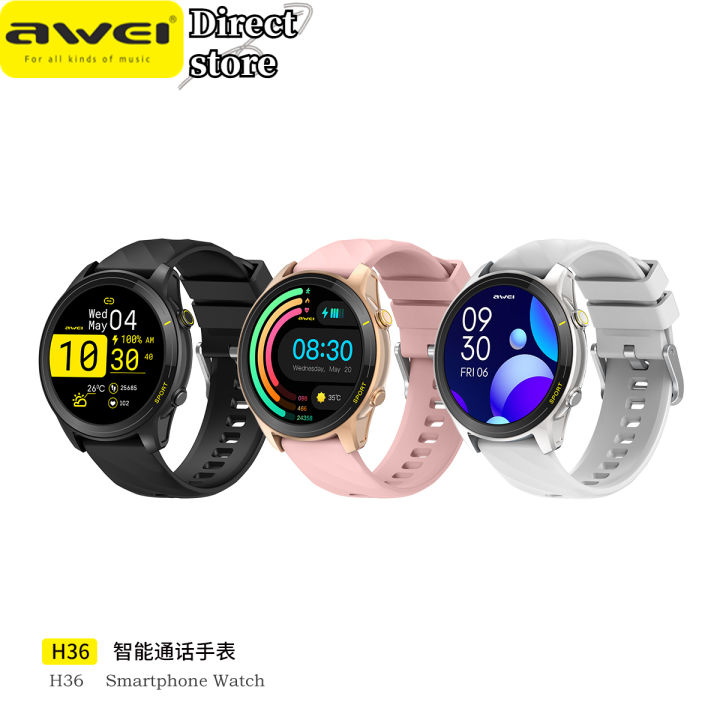 Awei H36 Smart Watch Slim Body With Smart Screen Blood Pressure ...
