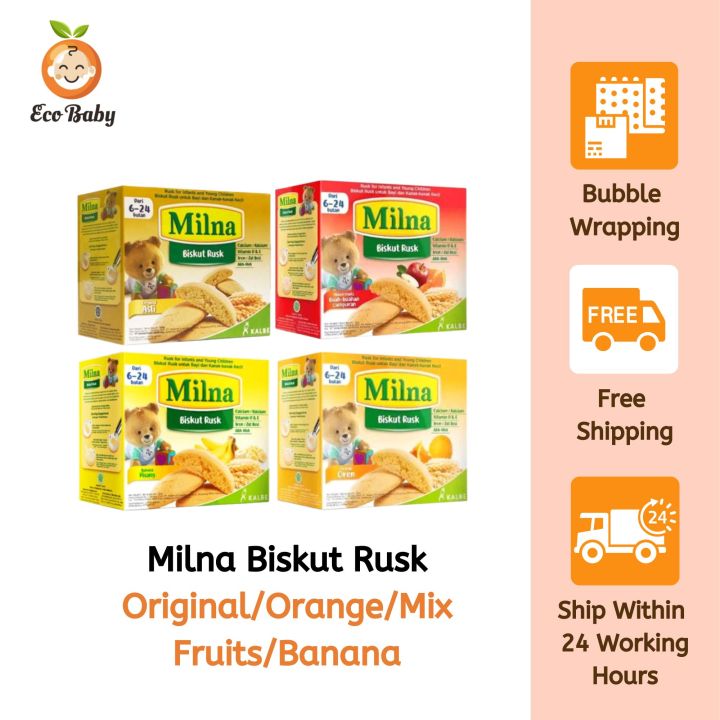 Milna Baby Biscuit Rusk 130g | Lazada