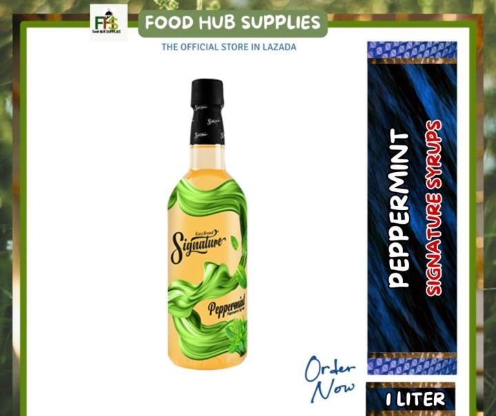 Signature Syrup 1L - Peppermint | Lazada PH