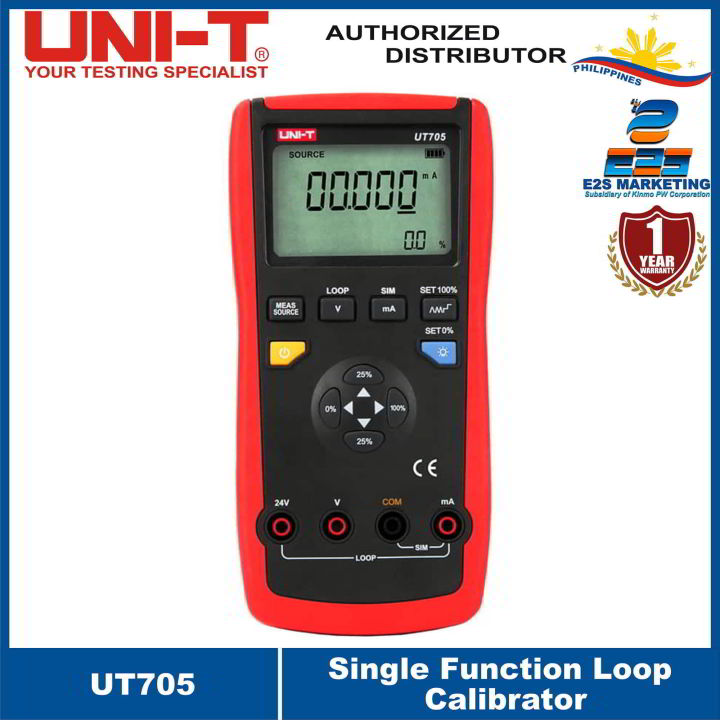 UNI-T Single Function Loop Calibrator UT-705, DC Voltage/Current/4-20mA ...
