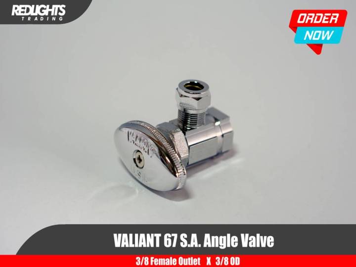 Angle Valve VALIANT RED 67 S.A. 3/8 Female Outlet x 3/8 OD | Lazada PH