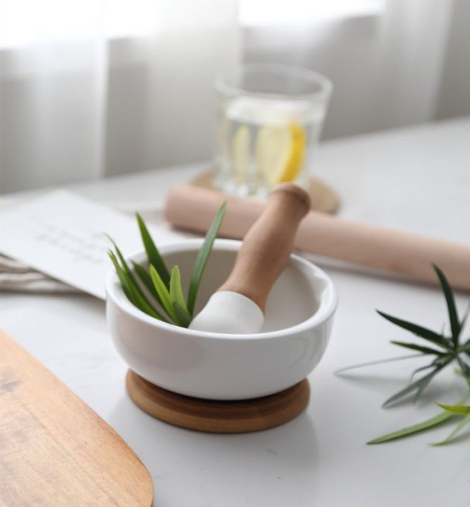 MASSHU ceramic mortar and Pastle / cobek / ulekan keramik | Lazada ...