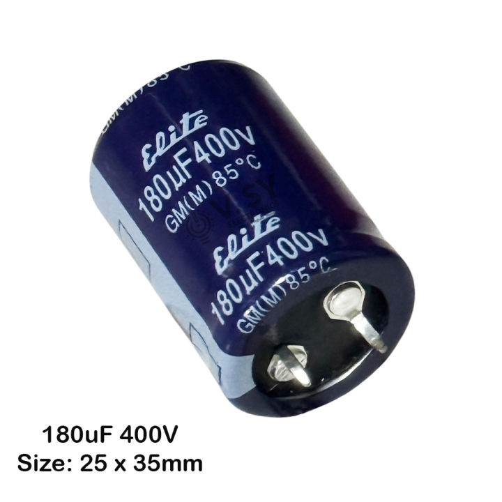 Original Elite 180uf 400v Electrolytic Capacitor | Lazada PH