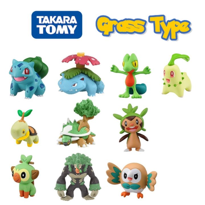 READY STOCK ORI Pokemon Moncolle Ex Takara Tomy 3D 4.5cm Pokemon Action ...