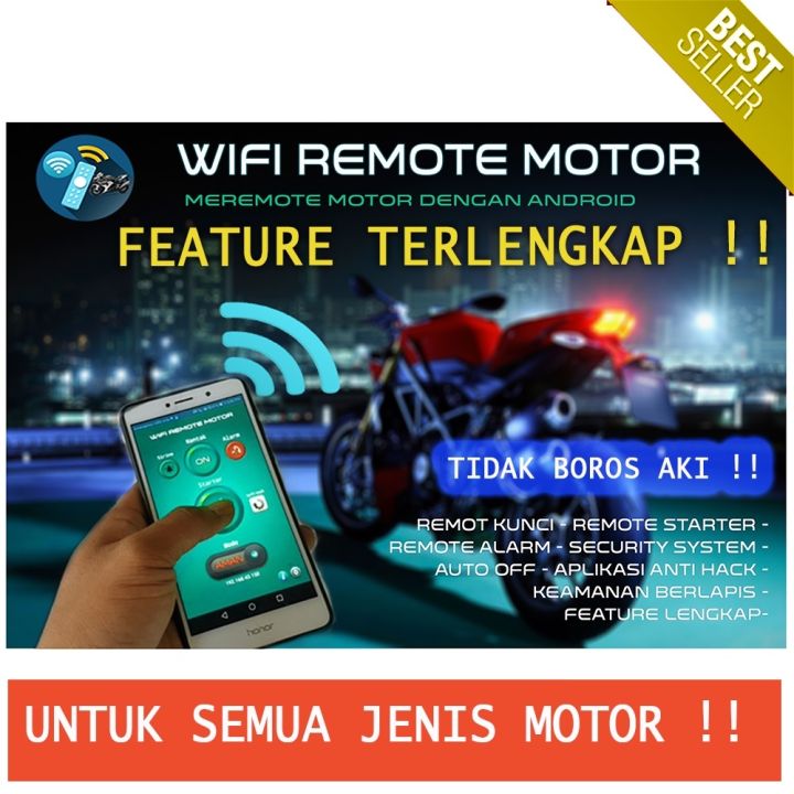 Wifi Remote Motor Android Alarm (keyless motor android) FEATURE ...