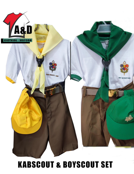 Boy Scout & Kab Scout Complete Set Uniform all sizes | Lazada PH
