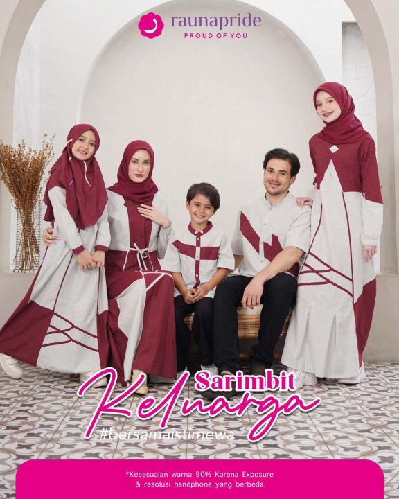 SARIMBIT RAUNA TERBARU 2023 SARIMBIT KELUARGA BAJU KELUARGA RAUNA ...