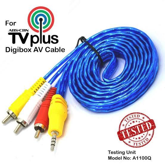 1.5M ABS-CBN TV Plus Heavy Duty Jack/ Cord/ Audio Video Cable | Lazada PH